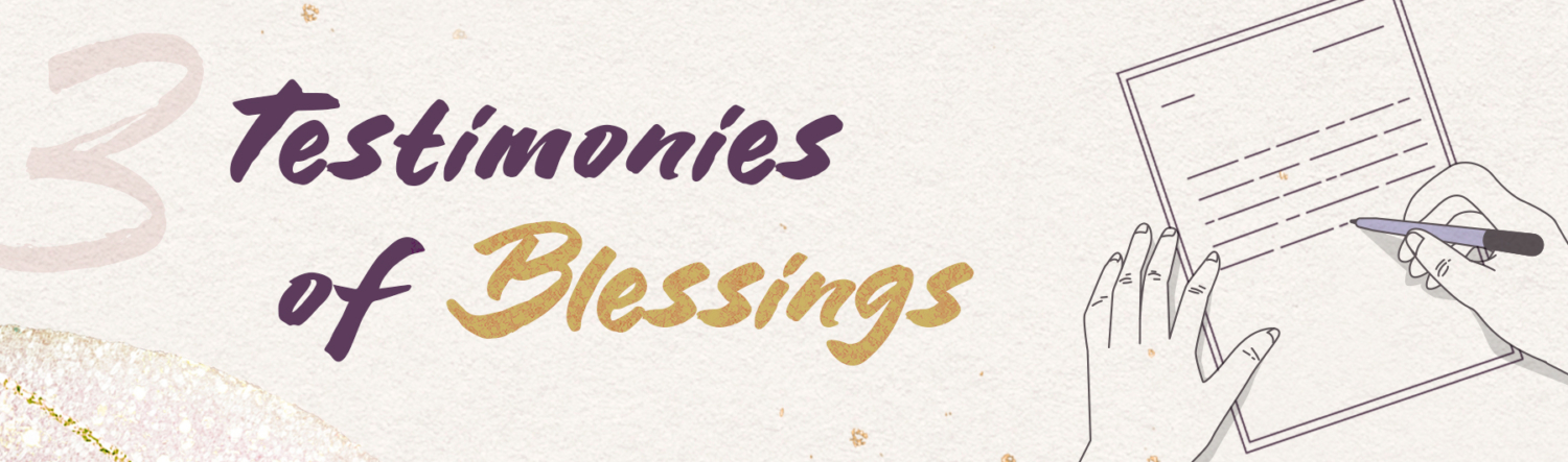 Testimonies of Blessings – Sungrak Church